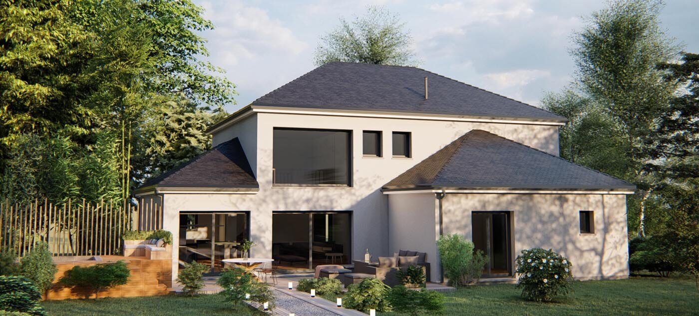 Plan de maison avant projet étage - Les Maisons Extraco