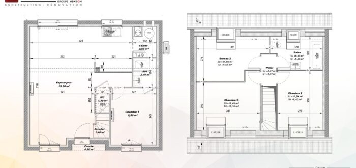 Les plans de maison du constructeur Maisons Extraco